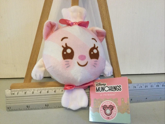 DISNEY ARISTOCATS MARIE Munchlings Plush Soft Toy Candy Twist Sweet New ...