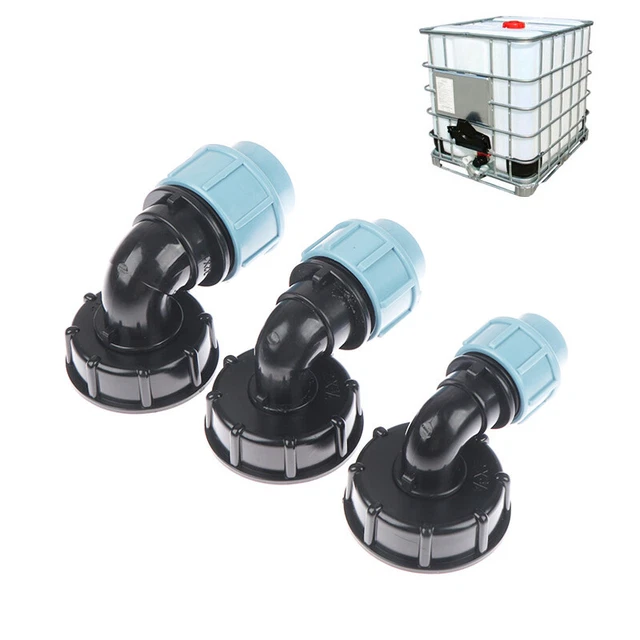 IBC WATER TANK Pipe Joints Garden Water Connectors For Tank Elbow ...