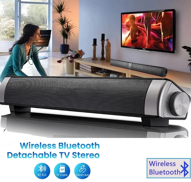 TV HOME THEATER Soundbar Bluetooth Sound Bar Speaker System Subwoofer W ...