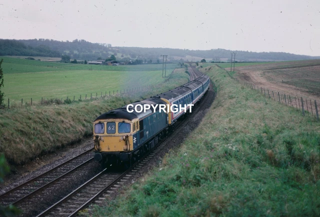 3868 - 35MM Colour Diesel Railway slide - 33101 - Location Unconfirmed ...