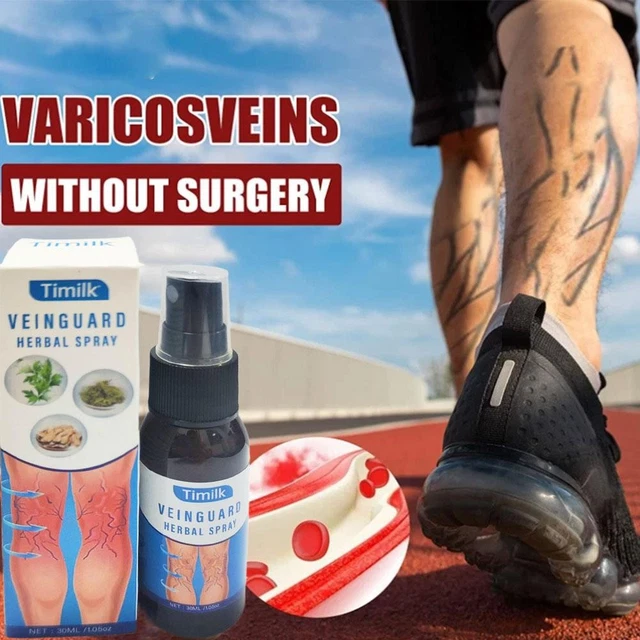TIMILK VEINGUARD HERBAL Spray, Varicose VeinsTreatment 30ml H Best For ...
