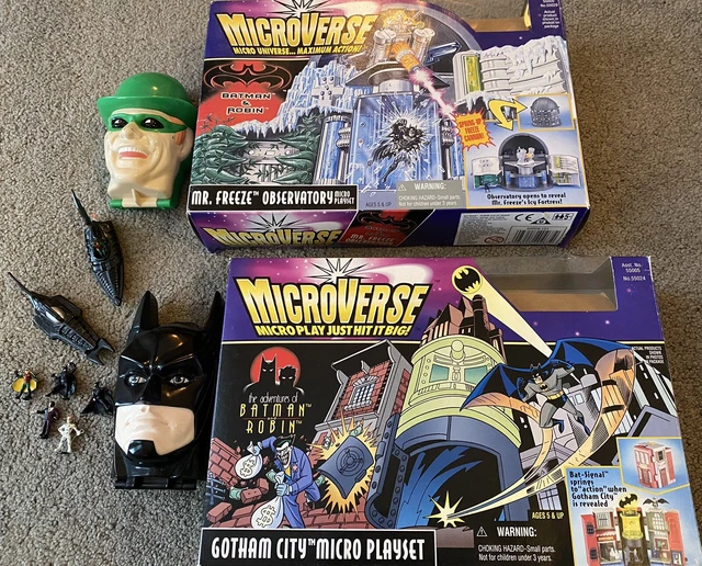 BATMAN MICROVERSE MR Freeze Observatory Gotham City & Micro Machines ...