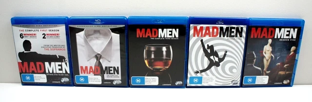 MAD MEN THE Complete Season 1-5 Blu Ray 15 Disc Set Region B - Free ...