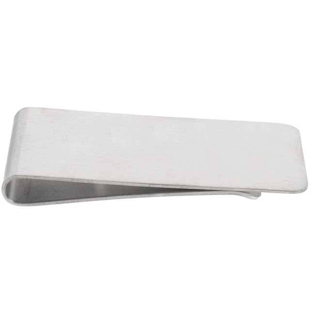SMALL TITANIUM MONEY Clip Metal Bill Clip Cash Clip For Wallet £13.58 ...