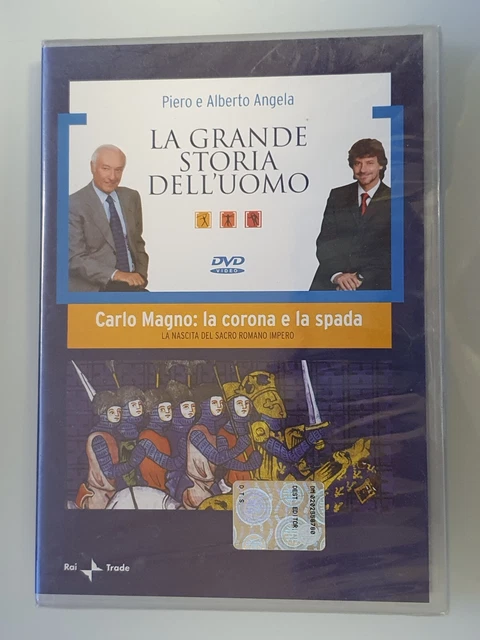 DVD SEALED PIERO E Alberto Angela : Carlo Magno La Corona E La Spada ...