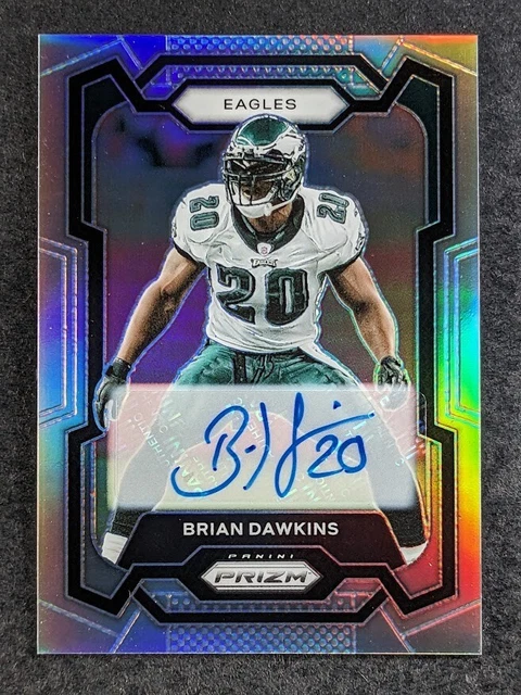 2023 PANINI PRIZM BRIAN DAWKINS Auto Silver Prizm Signatures ...