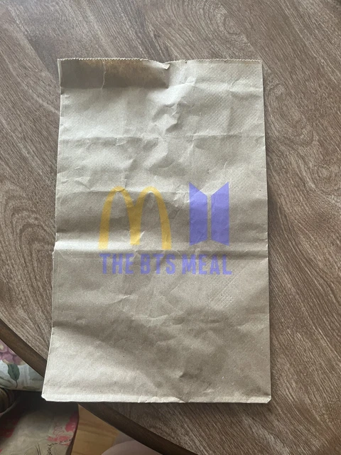 MCDONALD'S BTS MEAL Limited Edition Bag Sack K-Pop Ephemera £8.72 ...