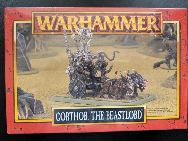 WARHAMMER THE OLD World Gorthor the Beastlord Metal Miniature £83.92 ...