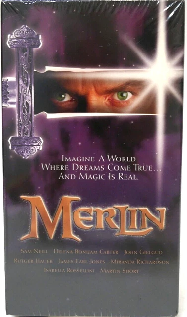 RARE MERLIN SCI-FI Fantacy (1998 VHS) Part One & Part Two - New ...