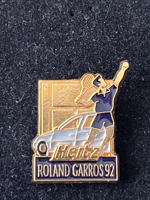 PIN’S HERTZ ROLAND Garros 1992 CARTOUCHE NOIRE RARE NO ARTHUS BERTRAND EUR 15,00 - PicClick FR