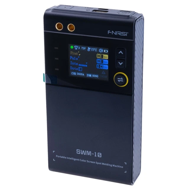FNIRSI SWM-10 SPOT Welder 1200A 5000mAh Battery USB-C Color Display £62.14 - PicClick UK