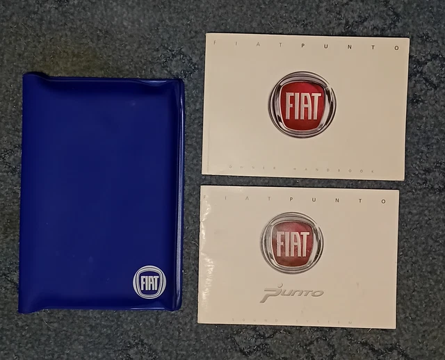 FIAT PUNTO ORIGINAL Owner Handbook, Sound System & Wallet (from 2010 ...