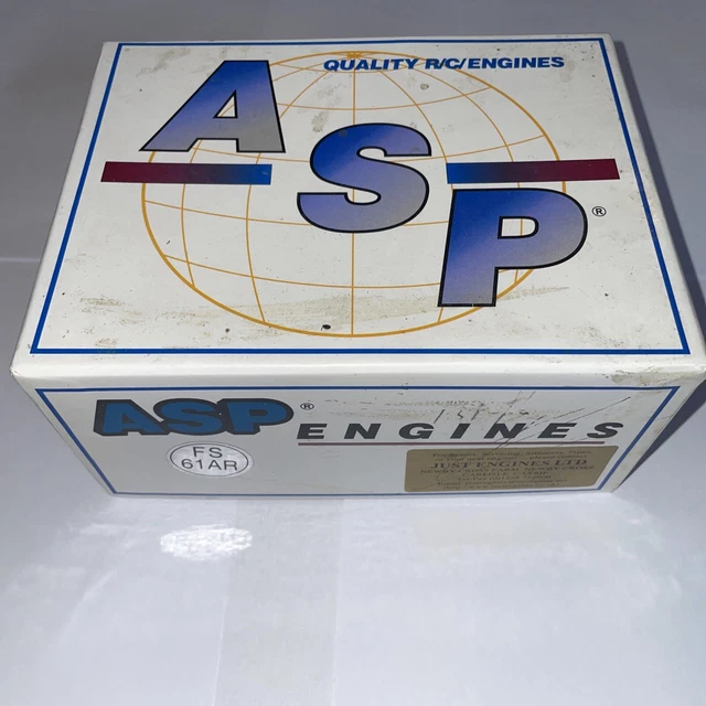 MOTORE AEREO RC ASP FS 61AR a quattro tempi EUR 105,42 - PicClick IT