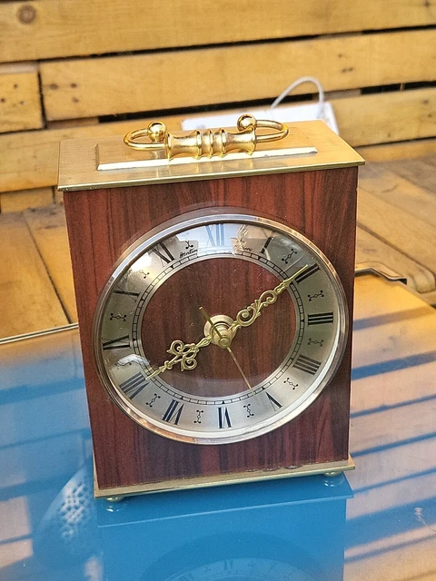BENTIMA CLOCK Battery Quartz Mantel / vintage art deco Carriage Clock ...