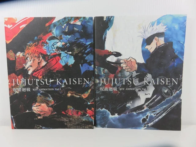 JUJUTSU KAISEN KEY Animation Vol.1 Vol.2 Official Art Book Set of 2 ...
