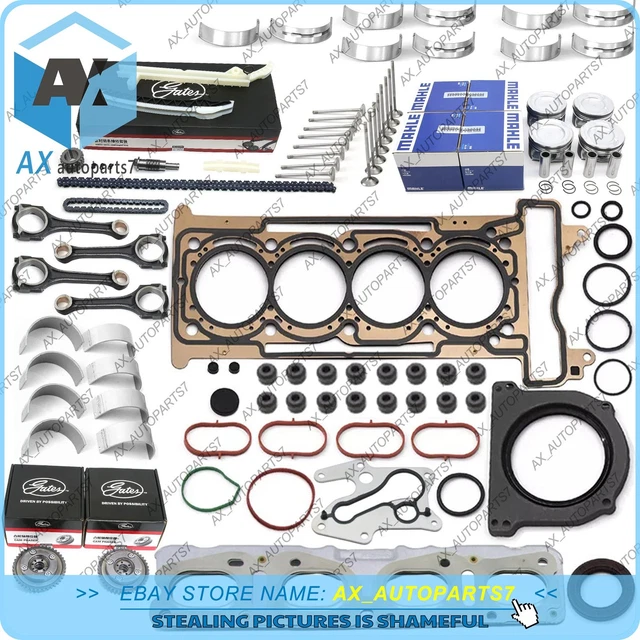 OEM ENGINE OVERHAUL Pistons kit for Mercedes-Benz W204 C180 W205 R172 ...