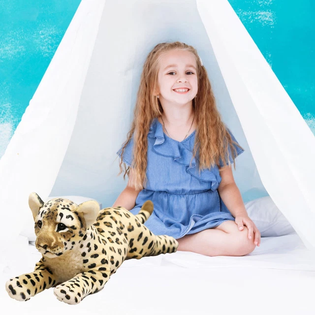 40CM CHEETAH PLUSH Toy, Soft And Cuddly Leopard Plush Doll Kids ...