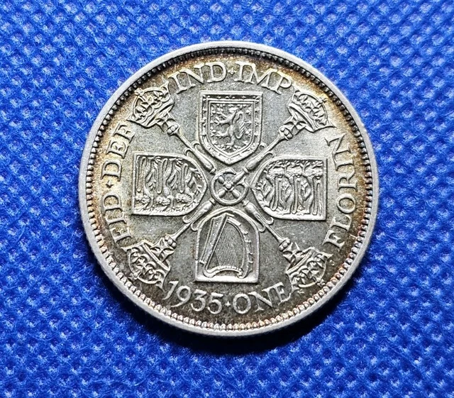 1935 FLORIN GEORGE V British Silver Coin £29.00 - PicClick UK