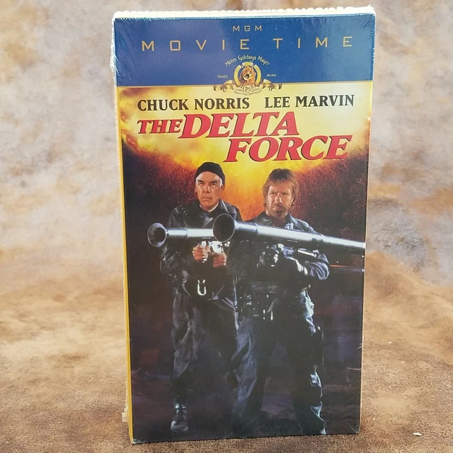 THE DELTA FORCE MGM Military Action VHS Tape 1986 Chuck Norris Lee ...