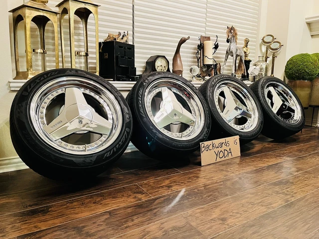 RARE STAGGERED BRABUS Monoblock II 2 Rims Wheels Mercedes AMG 18x8.5 ...