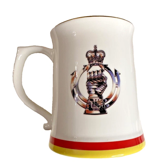 BRITISH ARMY ROYAL Armoured Corps Emblem 5-inch Mug with 4 Uniformed ...