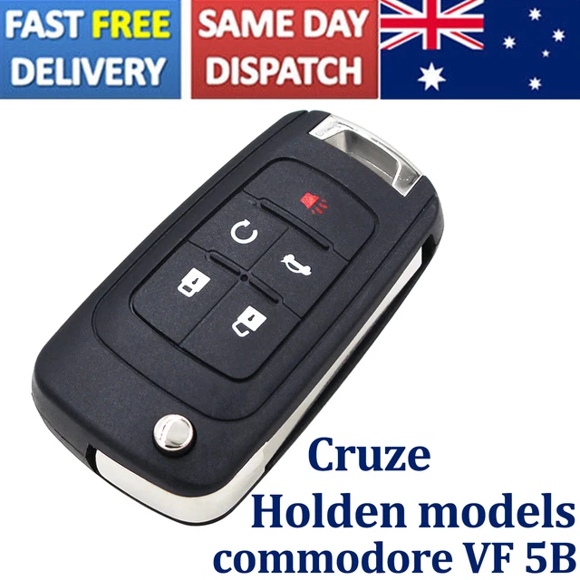 KEY SHELL CASE 5 Button For HOLDEN Enclosure COMMODORE VF AURemote ...