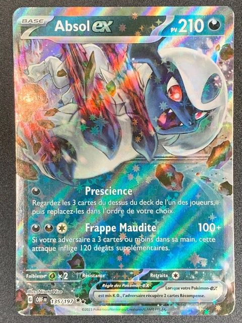 CARTE POKEMON ABSOL 135/197 Ex EV Flammes Obsidiennes 2023 FR EUR 3,90 ...