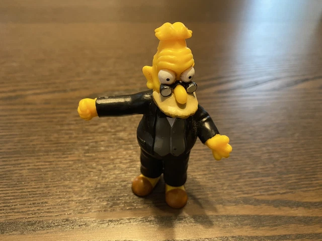THE SIMPSONS GRANDPA SIMPSON Abe PVC Collectible Figure Burger King Toy ...