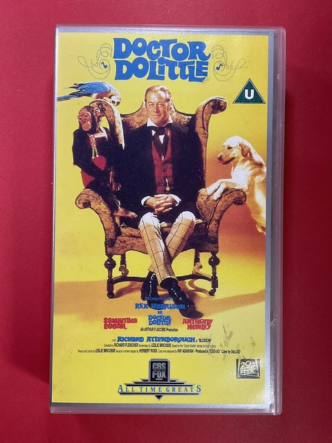DOCTOR DOLITTLE, Rex Harrison, VHS Video Tape, Cert U £4.75 - PicClick UK