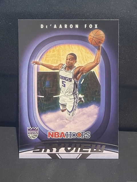 DE'AARON FOX 2023 Panini Hoops 2023-24 insert Skyview #15 Sacramento ...