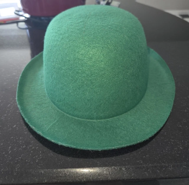 GREEN ADULT TOP Hat Halloween Costume Accessory Decoration Riddler ...