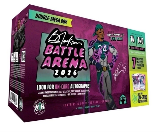 2026 BO JACKSON Battle Arena Griffey "The Kid" Blaster Box Factory ...