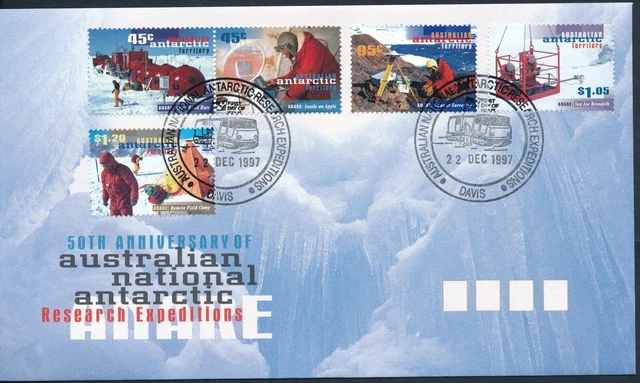 1997 AAT ANARE 50th ANNIVERSARY DAVIS BASE COVER EUR 2,58 - PicClick FR