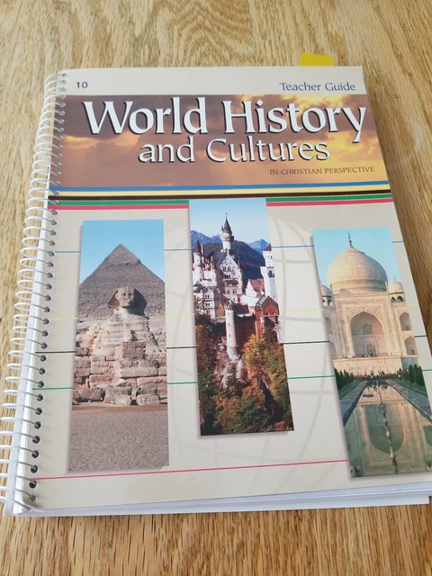 ABEKA WORLD HISTORY Cultures 10th Grade Teachers Guide $27.83 - PicClick CA