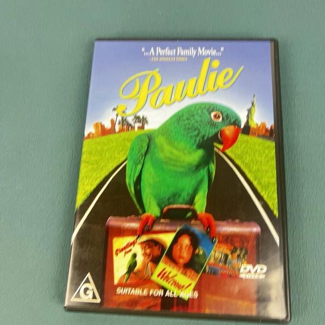 PAULIE DVD (1998) G Region 4 Family Comedy Talking Parrot DreamWorks ...