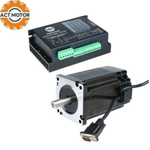 1AXIS NEMA34 CLOSED Loop Motor 6A 1700oz-in &Servo Driver Stepper Motor ...