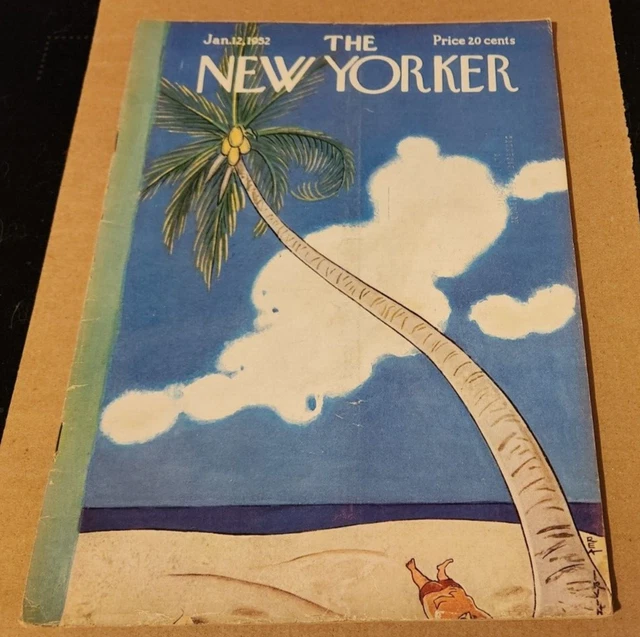 1950-1955 THE NEW Yorker Magazine 7 Issue Lot Great Illustrated Covers ...
