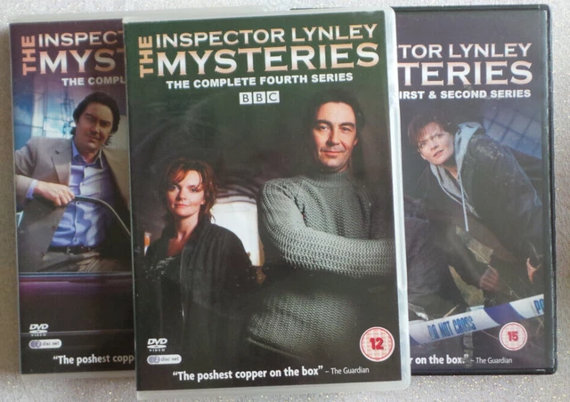 THE INSPECTOR LYNLEY Mysteries - Complete Series 1 - 4 - DVD Set/s Free ...