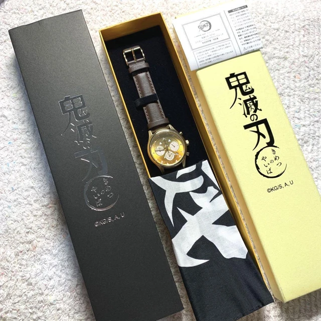OROLOGIO DEMON SLAYER Zenitsu Agatsuma Modello Kimetsu No Yaiba BANDAI ...