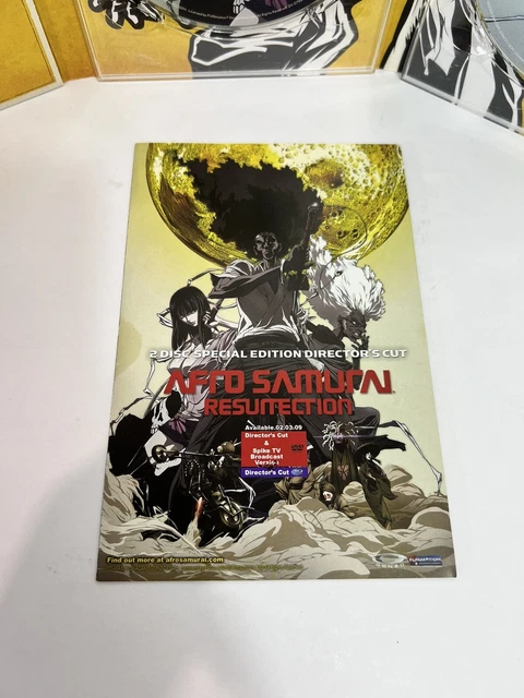 AFRO SAMURAI: RESURRECTION (Director's Cut) (DVD, 2008) Region A $6.55 ...