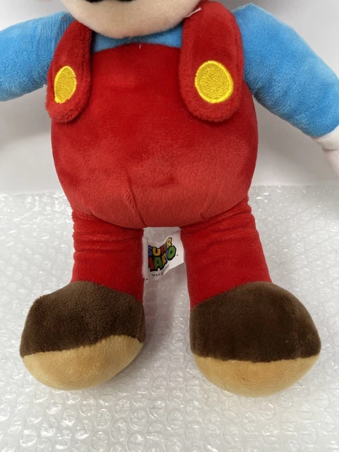 MARIO SUPER MARIO Bros Soft Plush Toy by Good Stuff Blue Cap Hat £14.99 ...