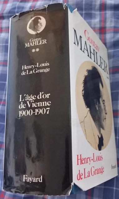 RARE ! GUSTAV Mahler par Henri-Louis de La Grange - Tome 2 - Editions ...