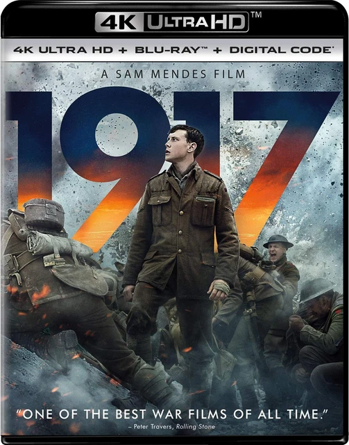 1917 (BLU-RAY) GEORGE MacKay Dean-Charles Chapman Mark Strong Andrew ...