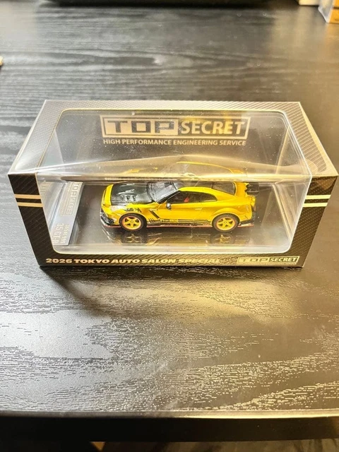 TOP SECRET R35 GT-R Tokyo Auto Salon 2026 1/64 Limited Diecast TAS ...