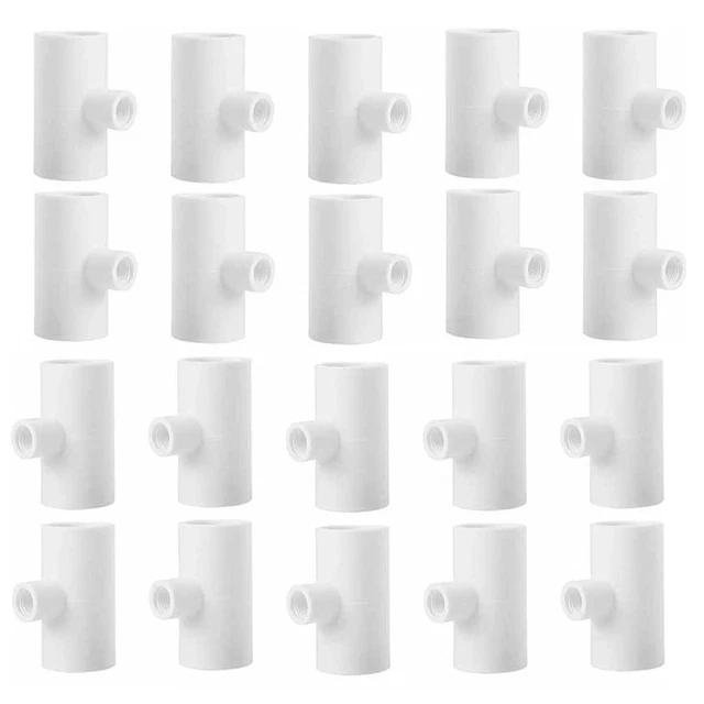 EASY INSTALLATION AND Usage of PVC Tee Fittings Pack of 20 for Chicken ...