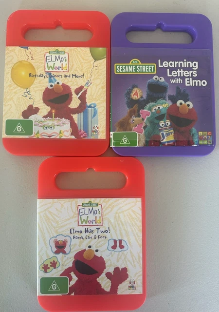 SESAME STREET ~ DVD's x 3 ~ Elmo's World & Learning Letters with Elmo ...