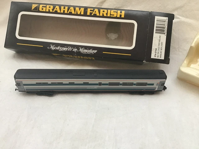 GRAHAM FARISH 374-375A Mk3 Trfb Midland Mainline Coach 40708 New Livery ...