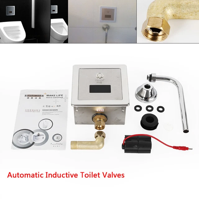 WC INFRAROT URINALSPÜLER Sensor Automatik Spülventil Toilette Urinal ...