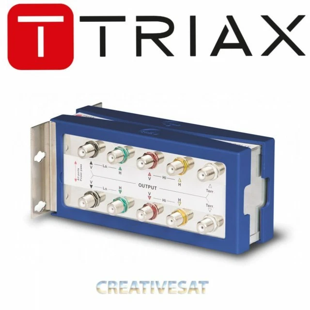 TRIAX TMM 5 SPLIT 5×10 Multiswitch Cascade Splitter Satellite ...
