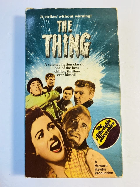 THE THING CLASSIC SCI FI VHS Black & White 1951 Original £6.53 - PicClick UK